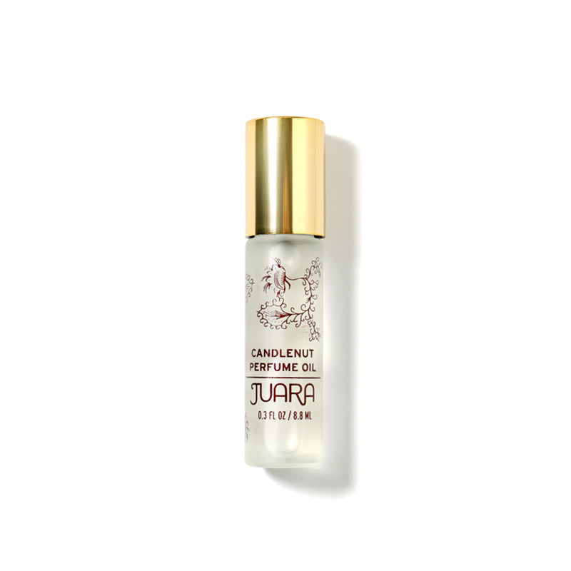 Candlenut Perfume Oil with Coconut, Rose & Bergamot, 0.3 oz | Gentle ...