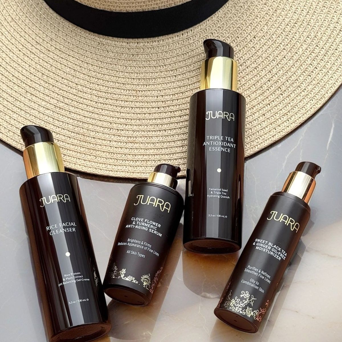 Complete Facial Skincare Regimen for Oily & Combination Skin | 4-Step Kit to Balance Acne-Prone ...